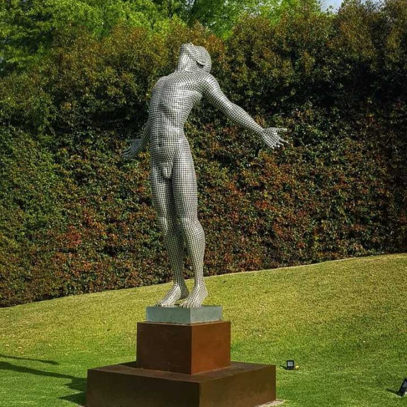 Crouching Man | Sculpture | by Anton Smit